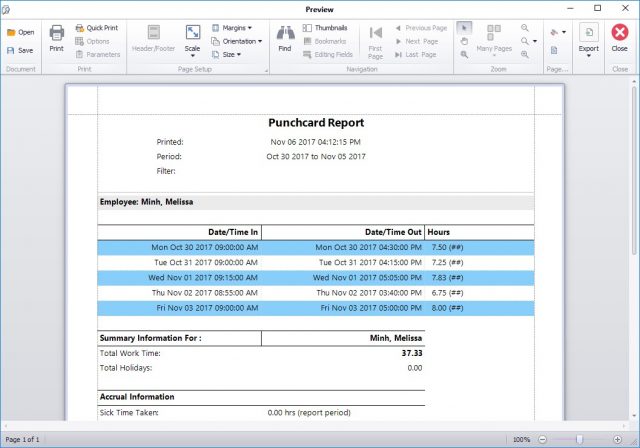 Choose Time Punches from Hours and Minutes or Decimal Hours - Time ...