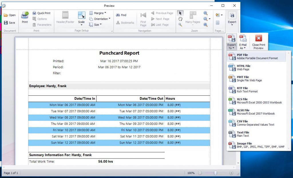 How to Export Payroll Reports - Time Clock MTS
