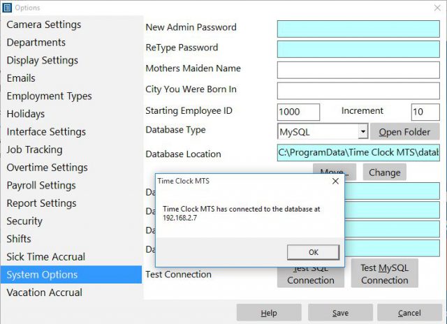 mysql-setup-5 - Time Clock MTS