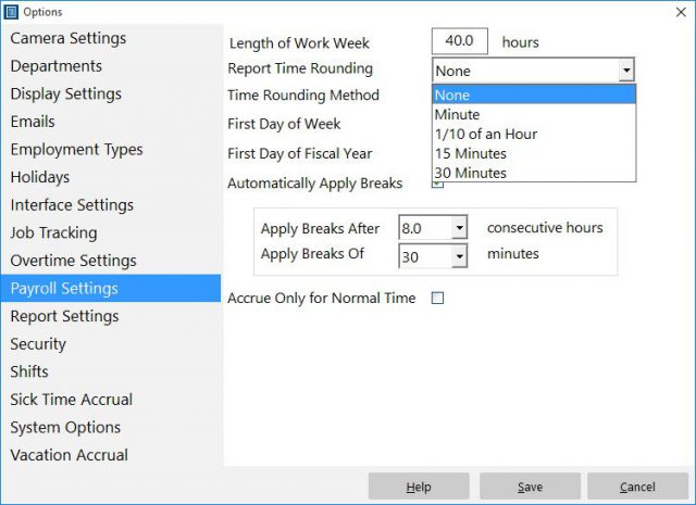 Rounding Employee Times in Time Clock MTS