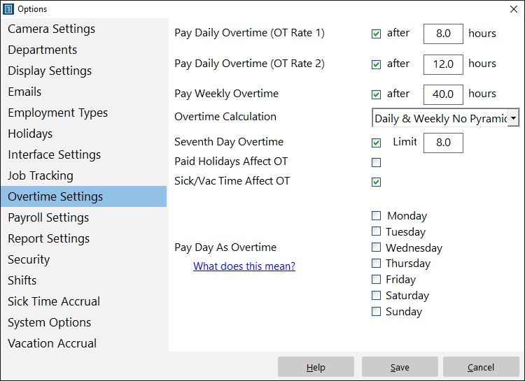 Time Clock Software Overtime